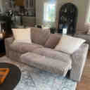 Latitude Run® Annistyn 86.6'' Wide Modern Corduroy Square Arm Power Reclining Loveseat With USB ...